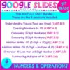 Numbers and Operations in Base Ten 1st Grade Google Slides Distance ...