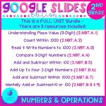 Numbers and Operations in Base Ten 2nd Grade Google Slides Distance ...
