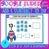 Addition and Subtraction Within 20 (2nd Grade) Google Slides Distance ...