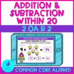 Operations and Algebraic Thinking 2nd Grade Math Google Slides Distance ...