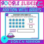 Addition With Arrays 2nd Grade Math Google Slides Distance Learning ...