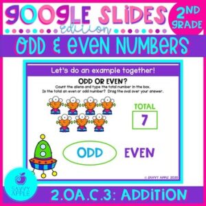 Odd and Even Numbers 2nd Grade Math Google Slides Distance Learning ...