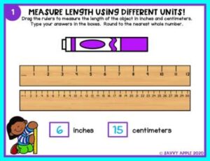 Measure Length and Estimate Length 2nd Grade Google Slides Distance ...